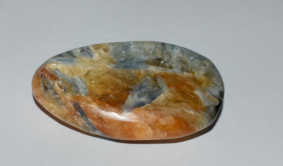 Kyanite Blue & Gold Crystal Rare from North Carolina Hand Carved ...