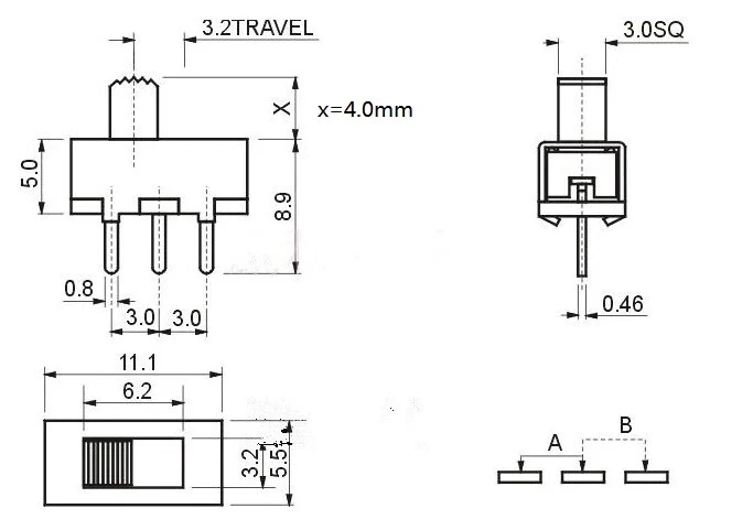 Spdt Slide Switch