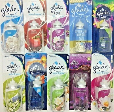 8 x Glade Sense and Spray Refill 18ml - Choose fragrance | eBay