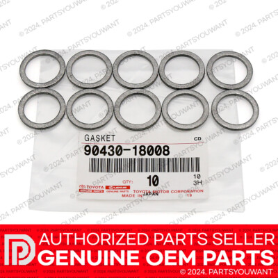 Toyota Lexus OEM Transmission Drain Plug Gasket 90430-18008 | Set of 10 ...