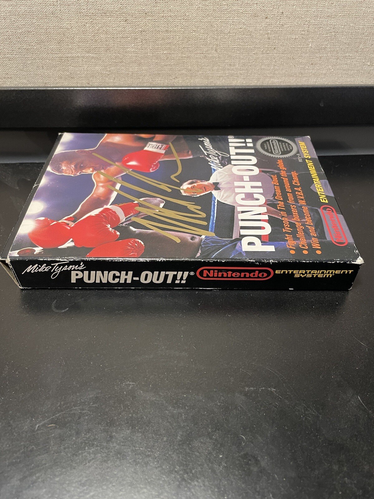 Mike Tyson's Punchout NES Box Autograph Signed Game Boxing BGS ...