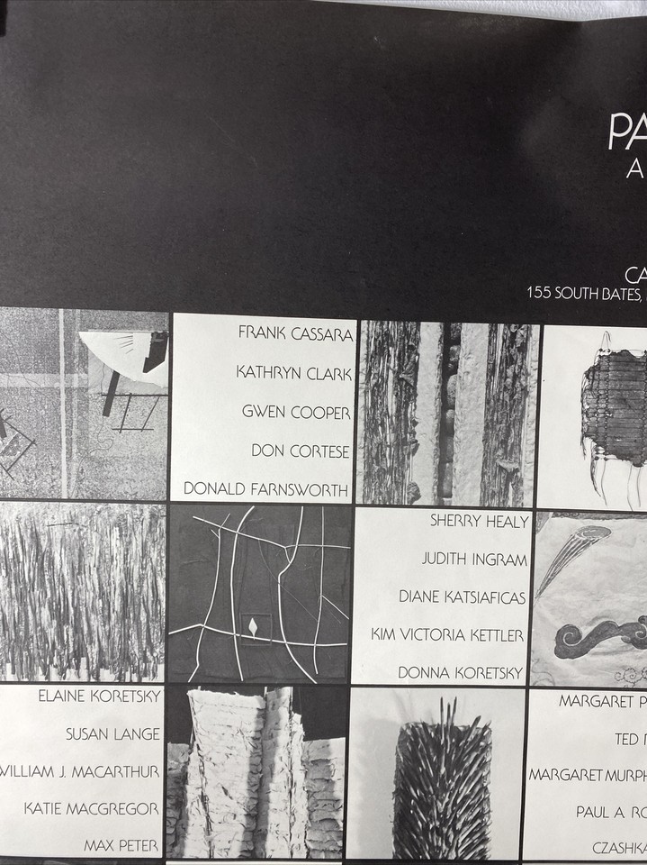 Vintage Paperworks 1983 Poster Carol Hooberman Gallery Birmingham ...