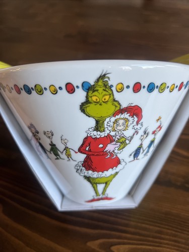 Dr. Seuss How The Grinch Stole Christmas Ramen Bowl, Chopsticks 65th ...
