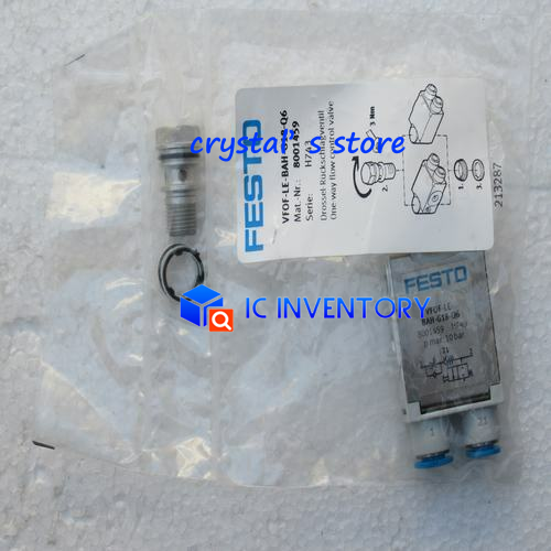 1PCS VFOF-LE-BAH-G18-Q6 8001459 New gas fitting replace GRXA-HG-1-8-QS ...