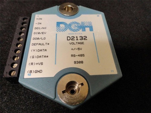 DGH D2132 Analog to Digital Signal +/-5VDC Input Module RS-485 Serial ...