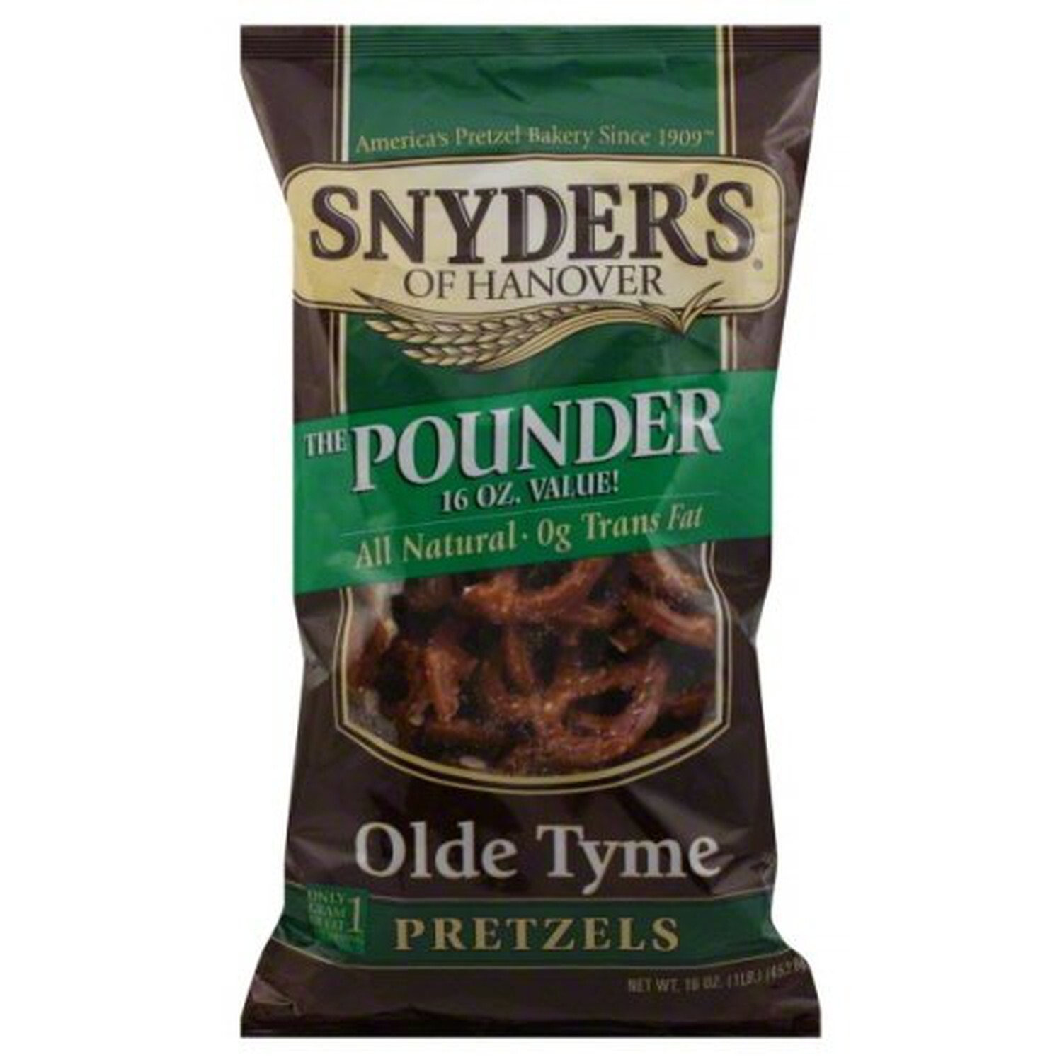 Snyders the Pounder Pretzels 16 Oz (Pack of 8) (Olde Tyme) | eBay