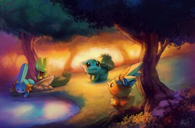 Pokemon anime kori arredondo pok mon mudkip bulbasaur Pad Gaming Mat ...