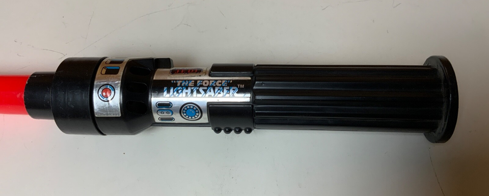 STAR WARS Red Lightsaber 1983 ROTJ “The Force” vintage Kenner Darth ...