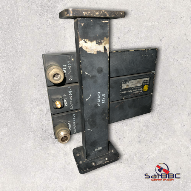 Waveguide WR137 C-Band Cross-Guide Coupler 3 ports Coupling 36dB, 39dB ...