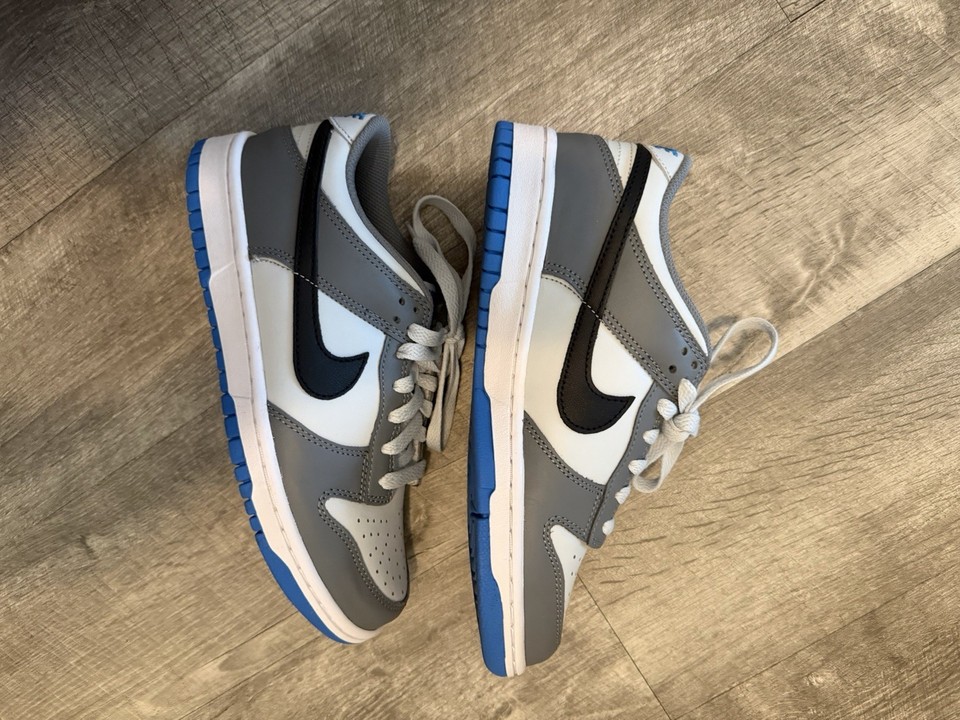 Nike Dunks Cool Grey Blue White Men's Shoes Sneakers | eBay