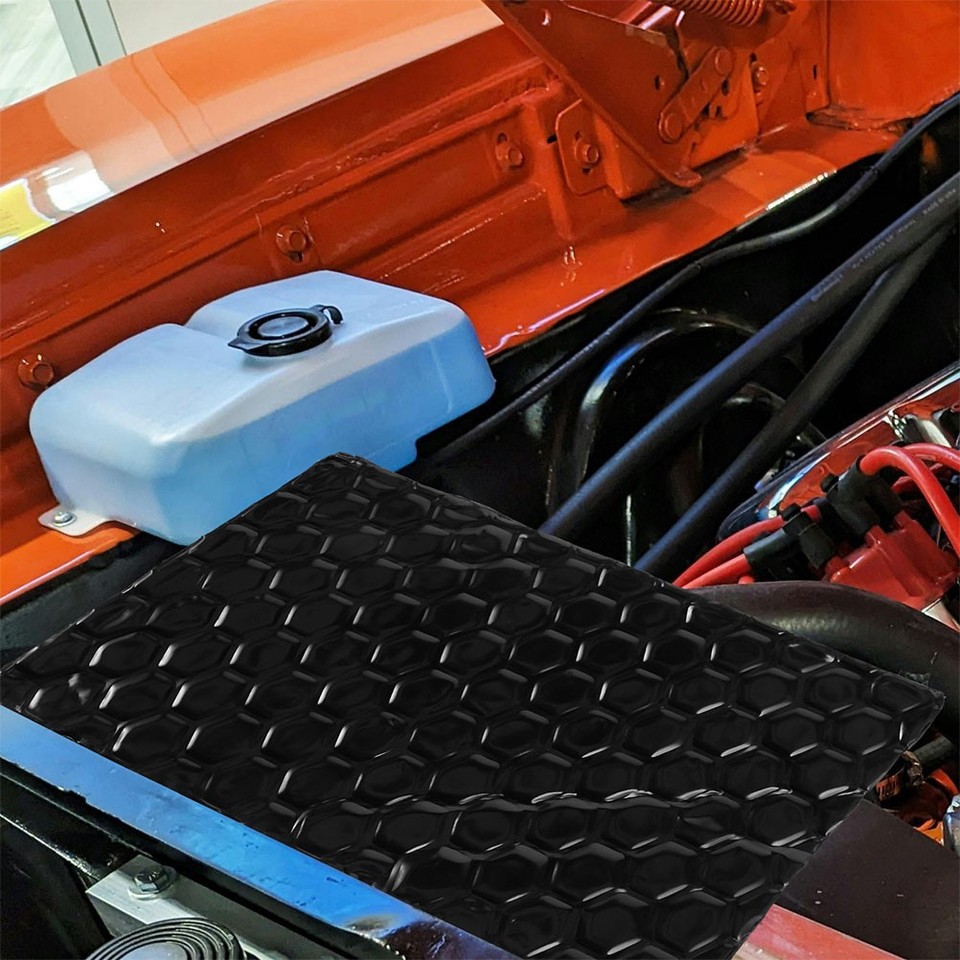 2 Pcs Noise Reduction Material Damping Sheet for Cars Butyl Dampener ...