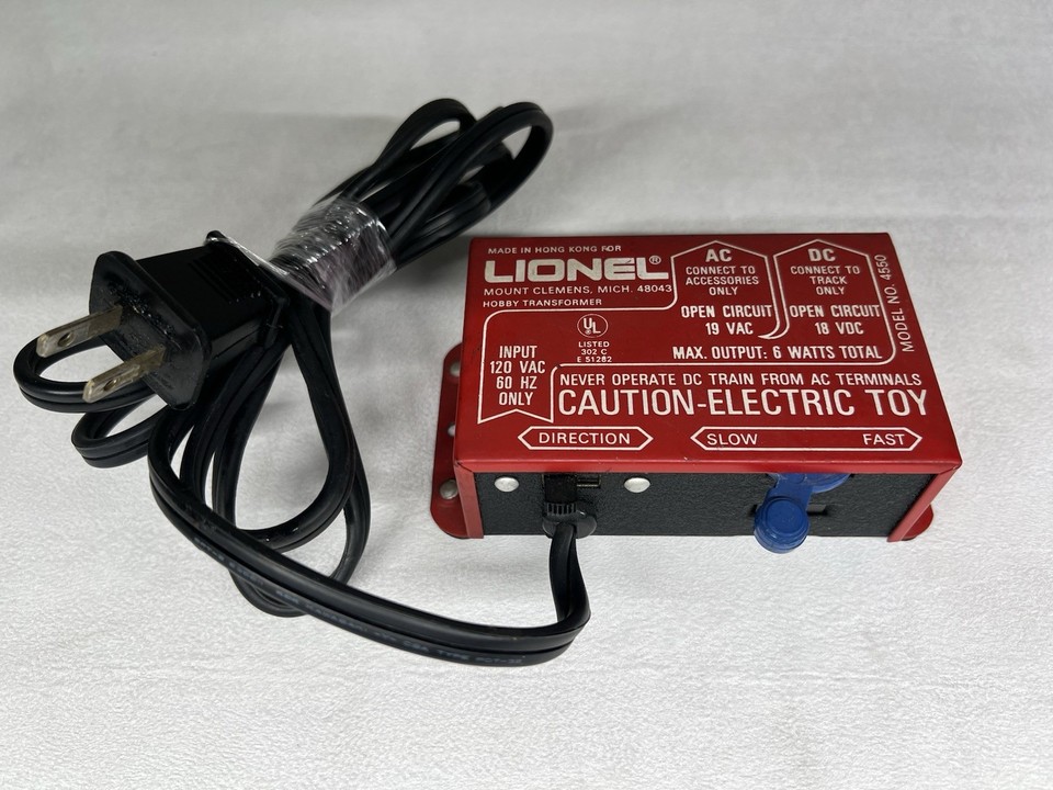 Vintage Lionel HO Train Power Pack Transformer Model 4550 - For Parts ...