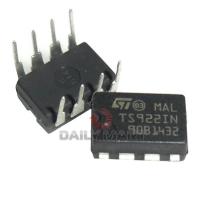 50PCS New In Box TS922IN DIP8 Rail-to-rail High Output Current Dual | eBay