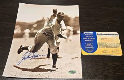 Johnny Sain Signed 8x10 Glossy Photo Steiner COA MLB | eBay