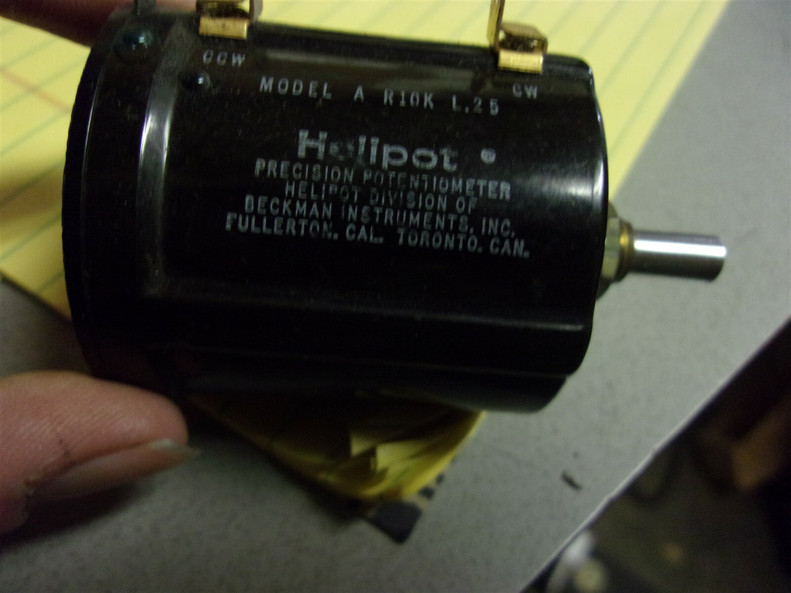 Beckman Helipot A R10K L.25 Precision Potentiometer *FREE SHIPPING* | eBay
