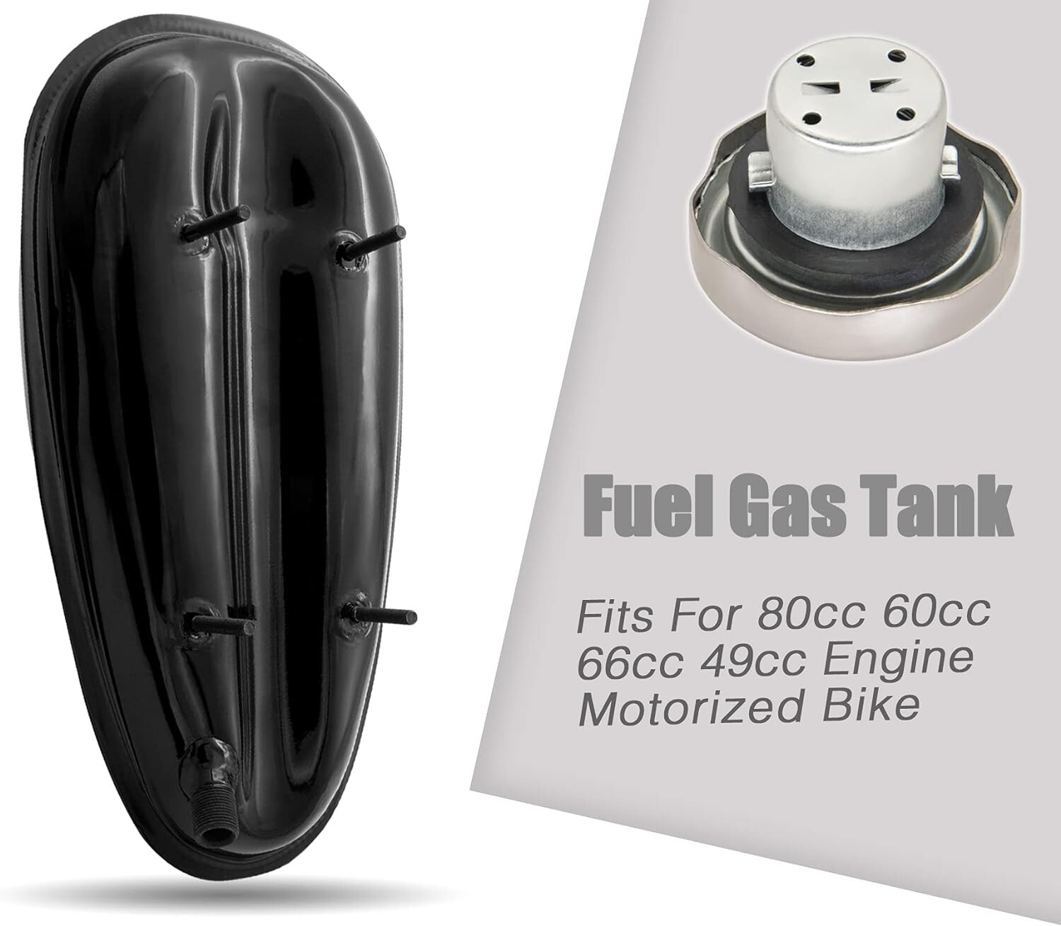 80cc 60cc 49cc Engine Motorized Bicycle Fuel Gas Tank Bike for sale ...