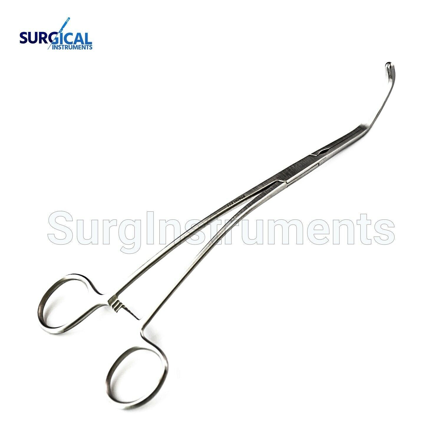 DeBakey-Satinsky Atraumatic Tangential Clamp Forceps 9" Cardiovascular ...
