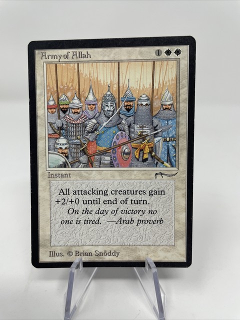 MTG Army of Allah (Light) Arabian Nights Regular Common for sale online ...