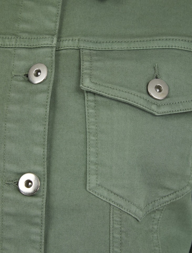 Womens Ladies Amara Reya Stretch Denim Jacket Soft Cotton Summer ...