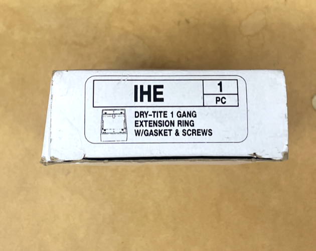 RedDot IHE Dry-Tite 1 Gang Extension Ring w/ Gasket & Screws | eBay