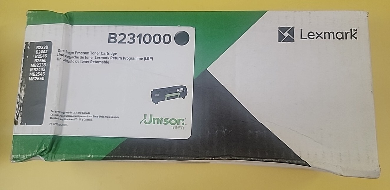 Lexmark Unison Original Standard Yield Black Laser Toner Cartridge ...