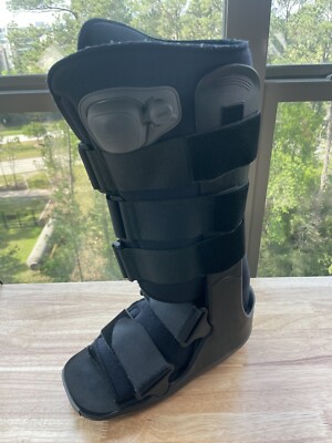 Breg SoftGait Air Walker Calf Ankle Foot Toe Boot W AIR PUMP Size M ...