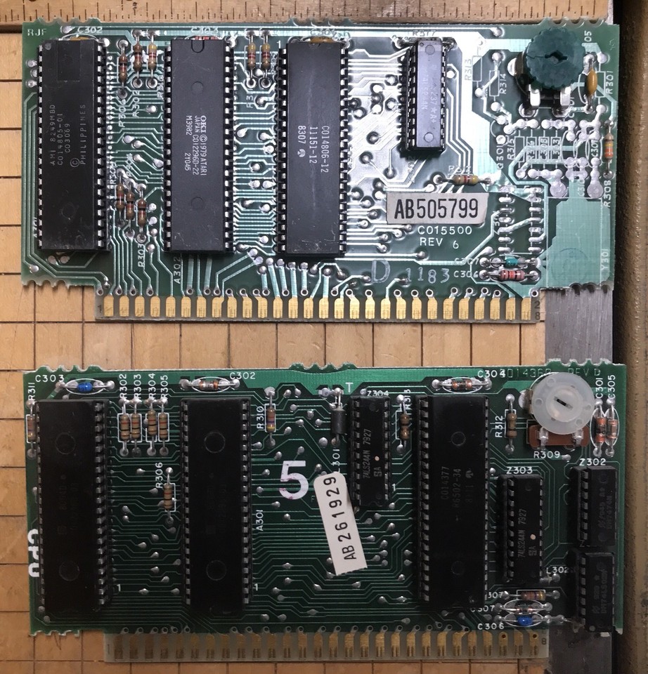 Atari 400/800 CPU PCB TESTED WORKING with GTIA and SALLY 6502C USA NTSC ...