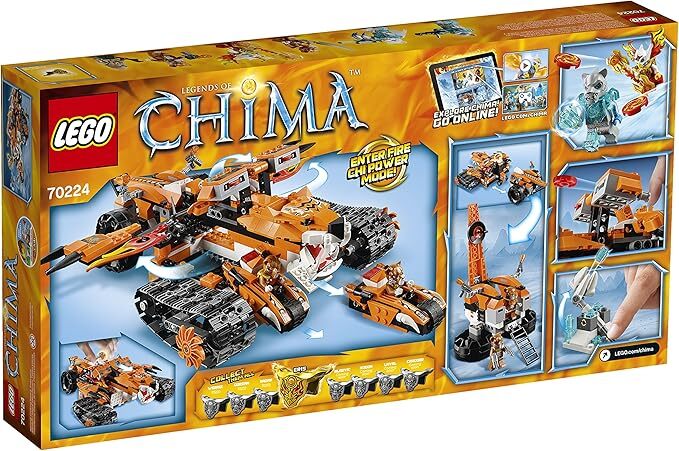 LEGO - Chima - Tiger's Mobile Command Block - 712 Pieces - Ages 8+ [NEW ...