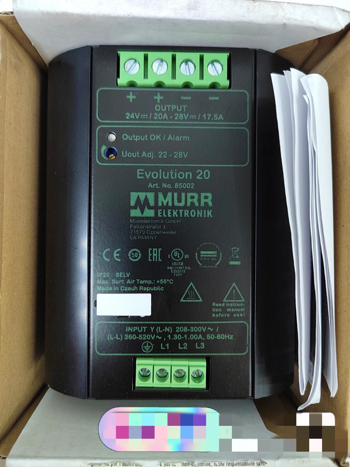 1 PC NEW-OPEN-BOX MURR 85002 Power Supply By DHL OR FedEx#B3287 CL | eBay