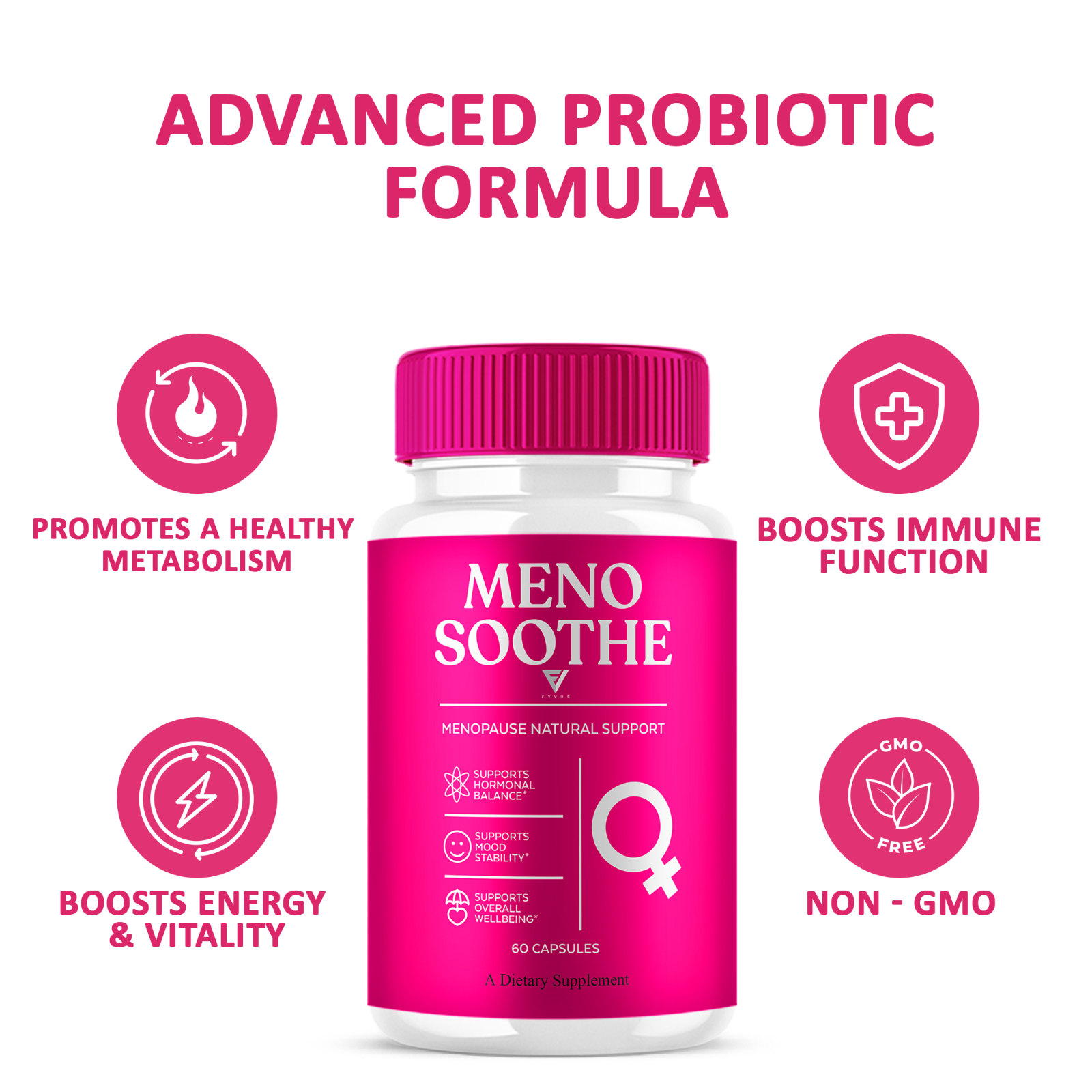 Meno Soothe Advanced Formula Supplement MenoSoothe Pills (60 Capsules ...
