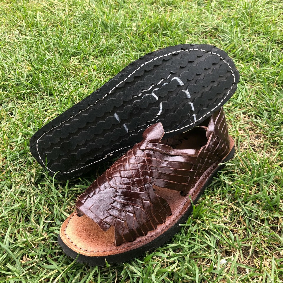 Men's Pachuco Open-Toed Sandals Huarache de Correa Mexicano GUARACHE ...