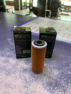 Hiflo Oil Filter HF652 For Husqvarna FC FE FX 250 350 450 501 2014-2022 ...