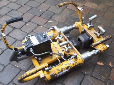 Geismar ESN3H Hydraulic rail track weld welding shears cutter grind ...