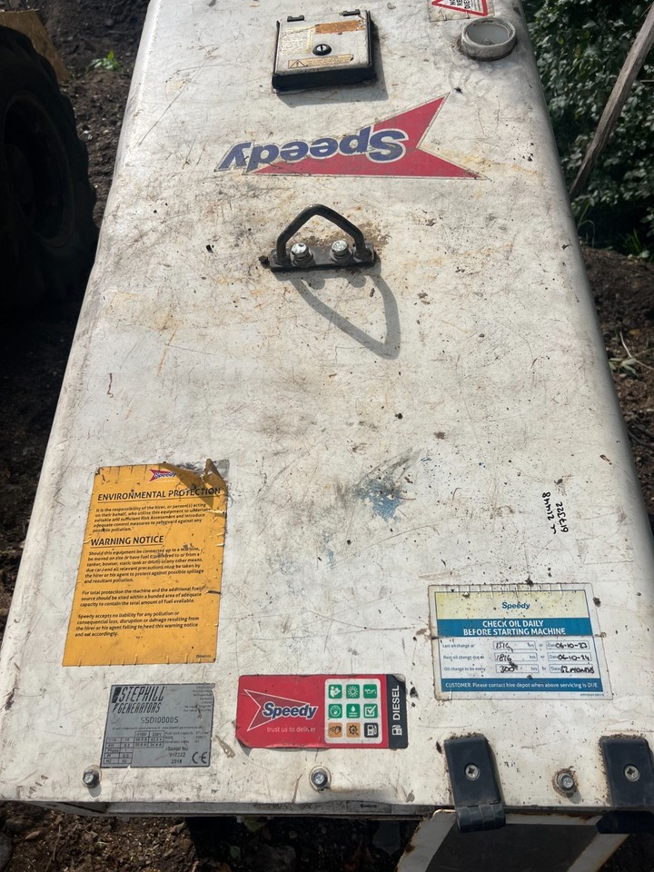 Stephill SSD10000s 10kVA Generator, Kubota Engine (parts missing) | eBay UK