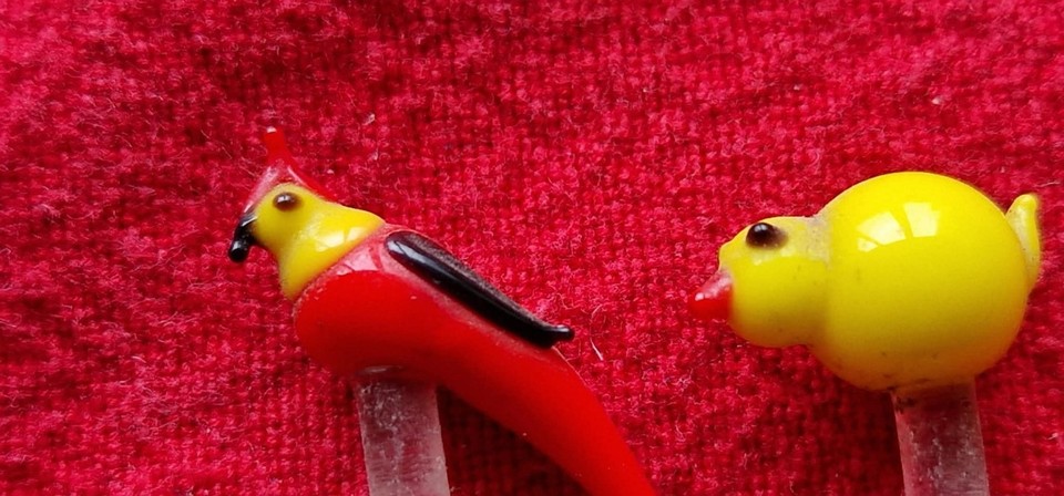 Two glass cocktail sticks | eBay UK