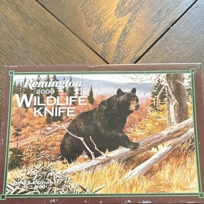 Remington 2000 Wildlife Knife Limited Edition 1 of 1500 Stag 2 Blade ...