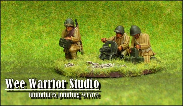 Painted! - Soviet MMG and crew - 28mm WW2 - World War II Bolt Action | eBay