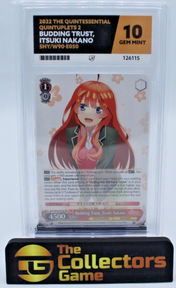 Budding Trust, Itsuki Nakano The Quintessential Quintuplets Ace Grading ...