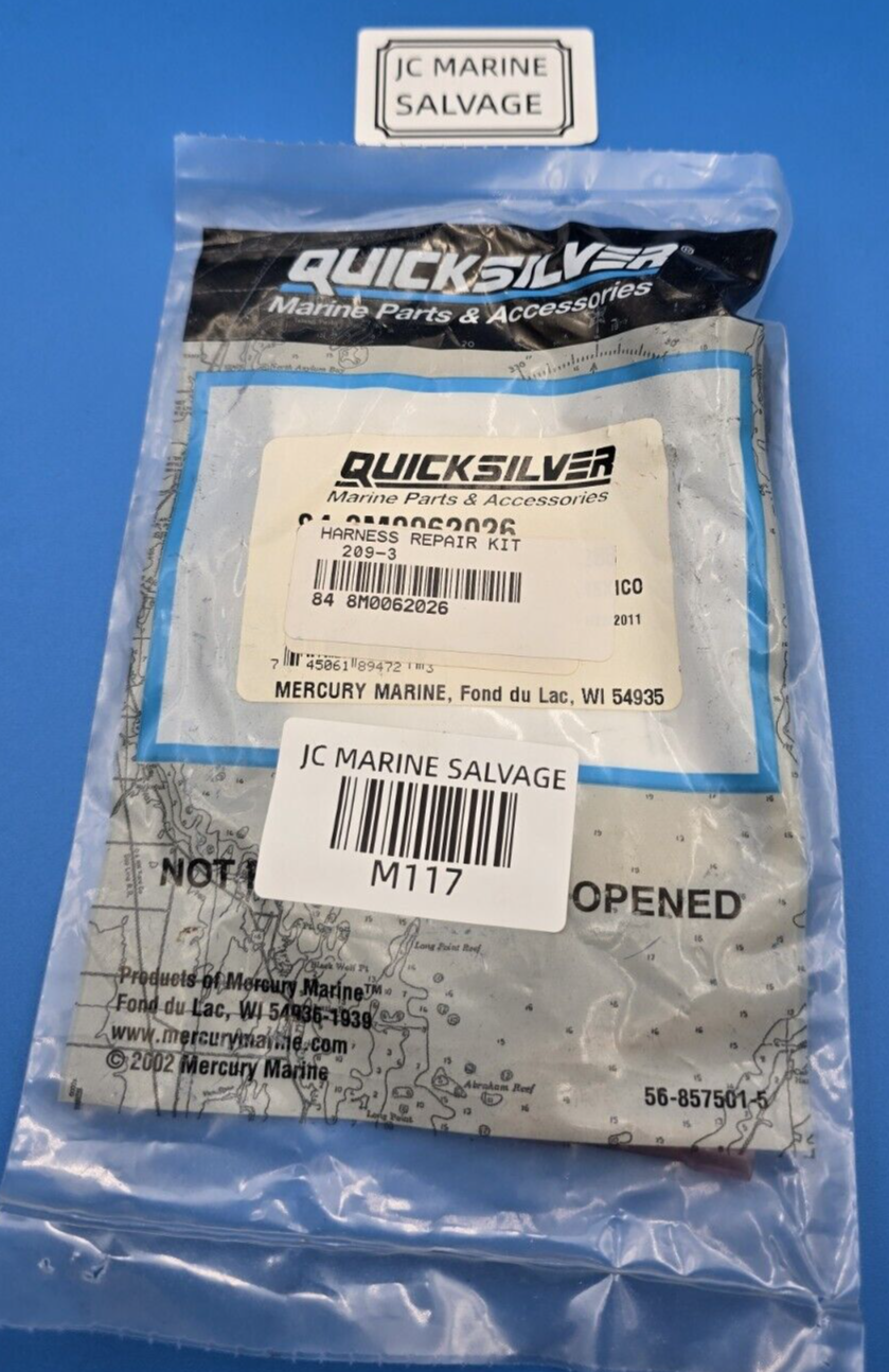 NEW OEM Mercury-Mercruiser 84-8M0062026 HARNESS REPAIR KIT M117 | eBay
