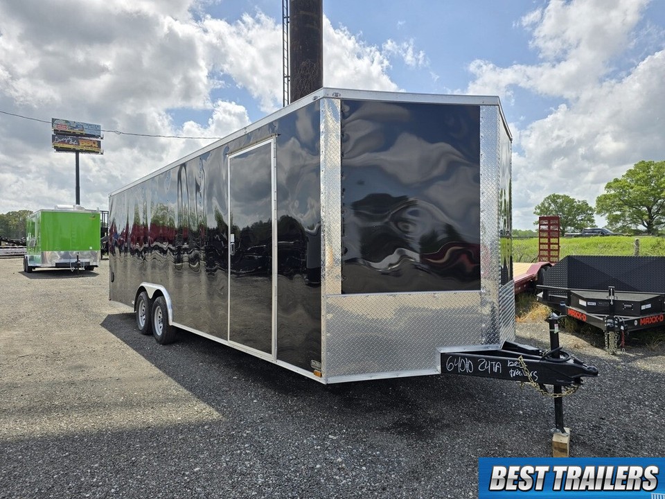 2025 Quality Trailers 8 x 24 basic cargo carhauler enclosed trailer New ...