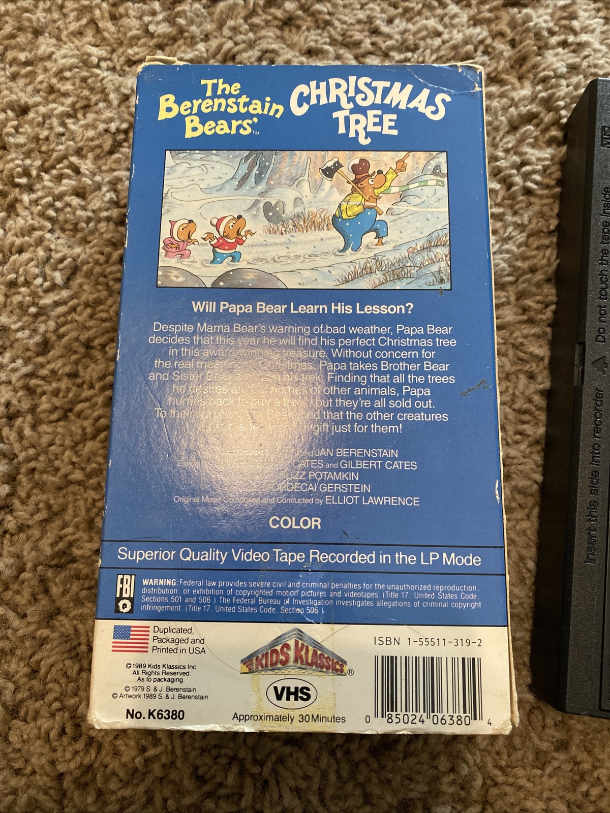The Berenstain Bears Christmas Tree VHS 2001 85024063804 | eBay