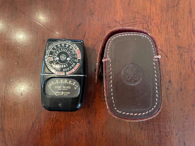 Vintage General Electric GE Light Exposure Meter 8DW58Y5 w/ Leather ...