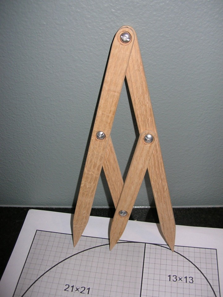 Wood Lathe Oak Woodturning Fibonacci Gauge Proportions Caliper USA ...