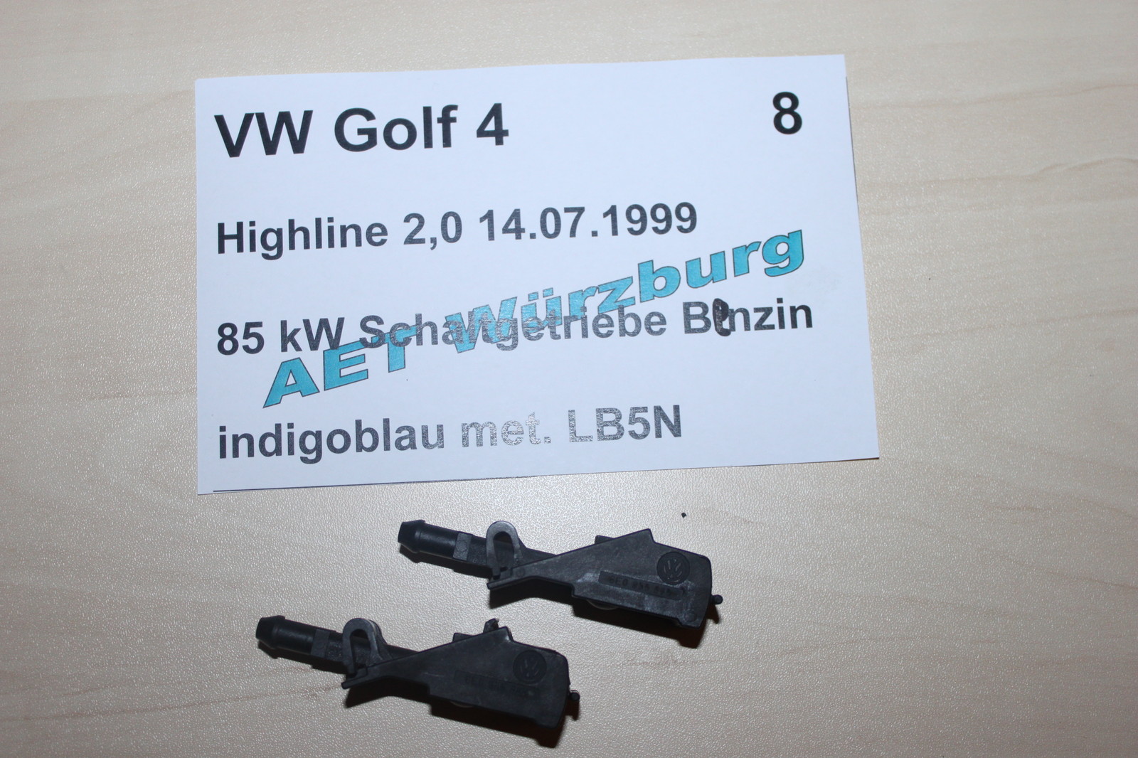 Waschdüsen Scheibenwischerdüsen 6E0955985 Spritzdüsen 2x * VW Golf 4 2 ...