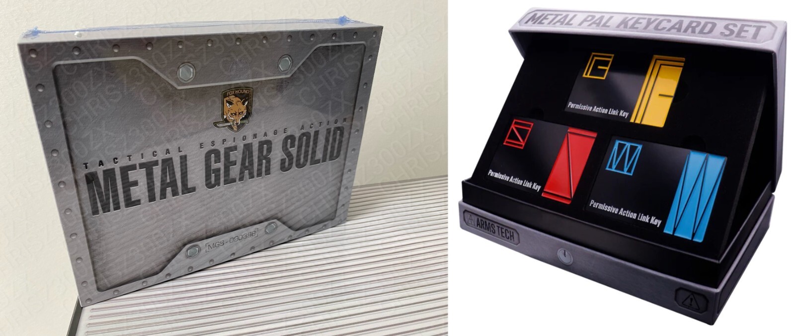 Metal Gear Solid Snake Limited Pal Link Key Card x3 Figure Box SET MGS ...