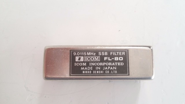 Fl-80 Icom Standard-issue SSB 9 MHz Filter for sale online | eBay