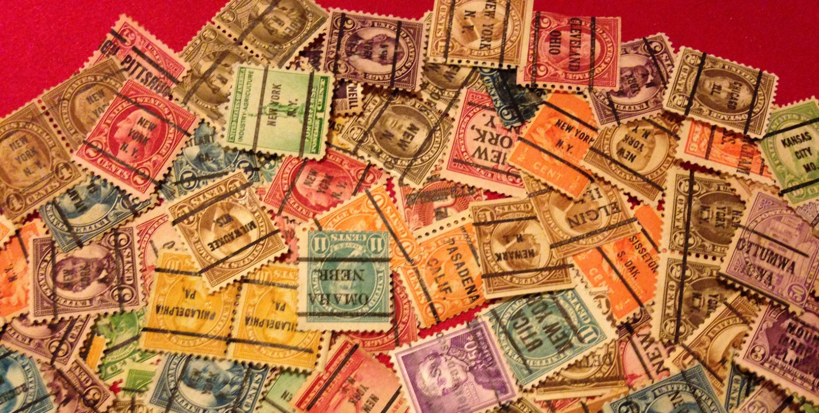 LOT of 500+ U.S. Precancel Stamps from Old Collection / Early US Stamp ...