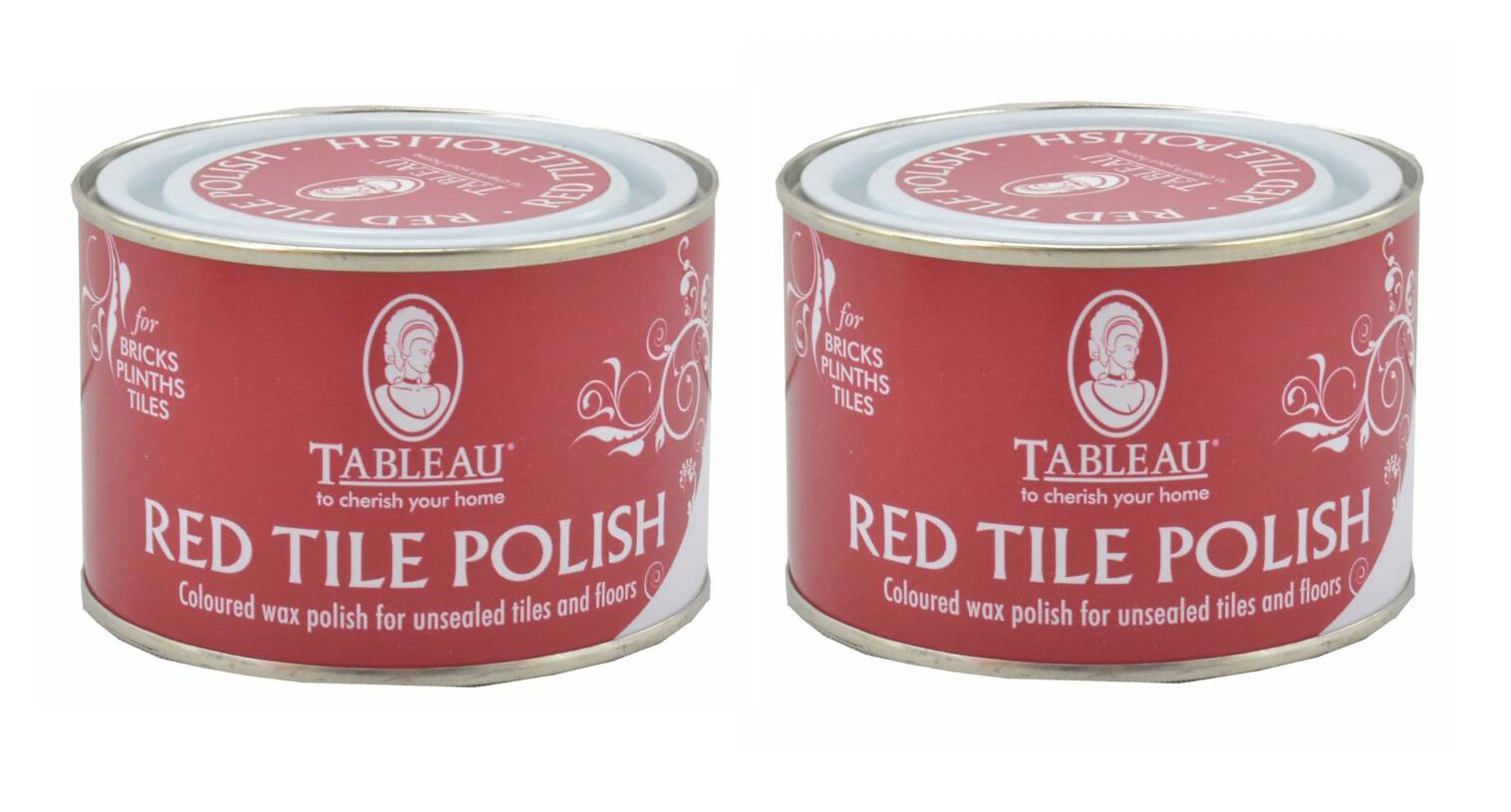Pack 2 Tableau Red Floor Tile Polish 250ml Ideal Cardinal Red Tile ...