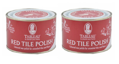 Pack 2 Tableau Red Floor Tile Polish 250ml Ideal Cardinal Red Tile ...