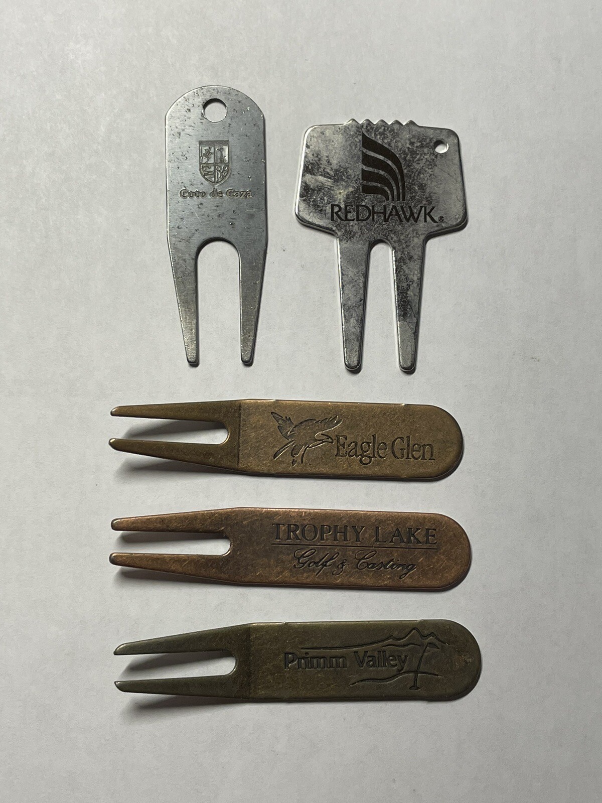 (5) Vintage & Rare Metal Golf Divot Tools - A Nice Group! | eBay